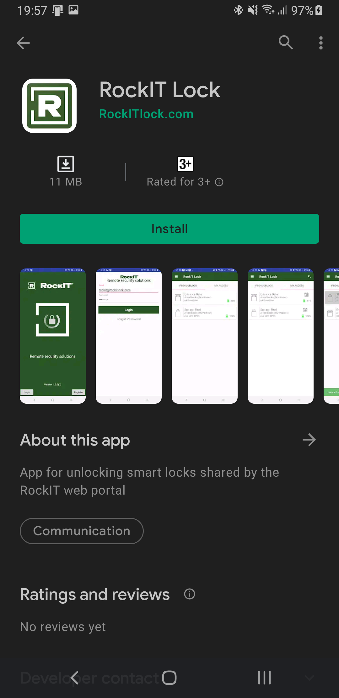 Installing and Running the RockIT Lock mobile app – RockIT Lock Support