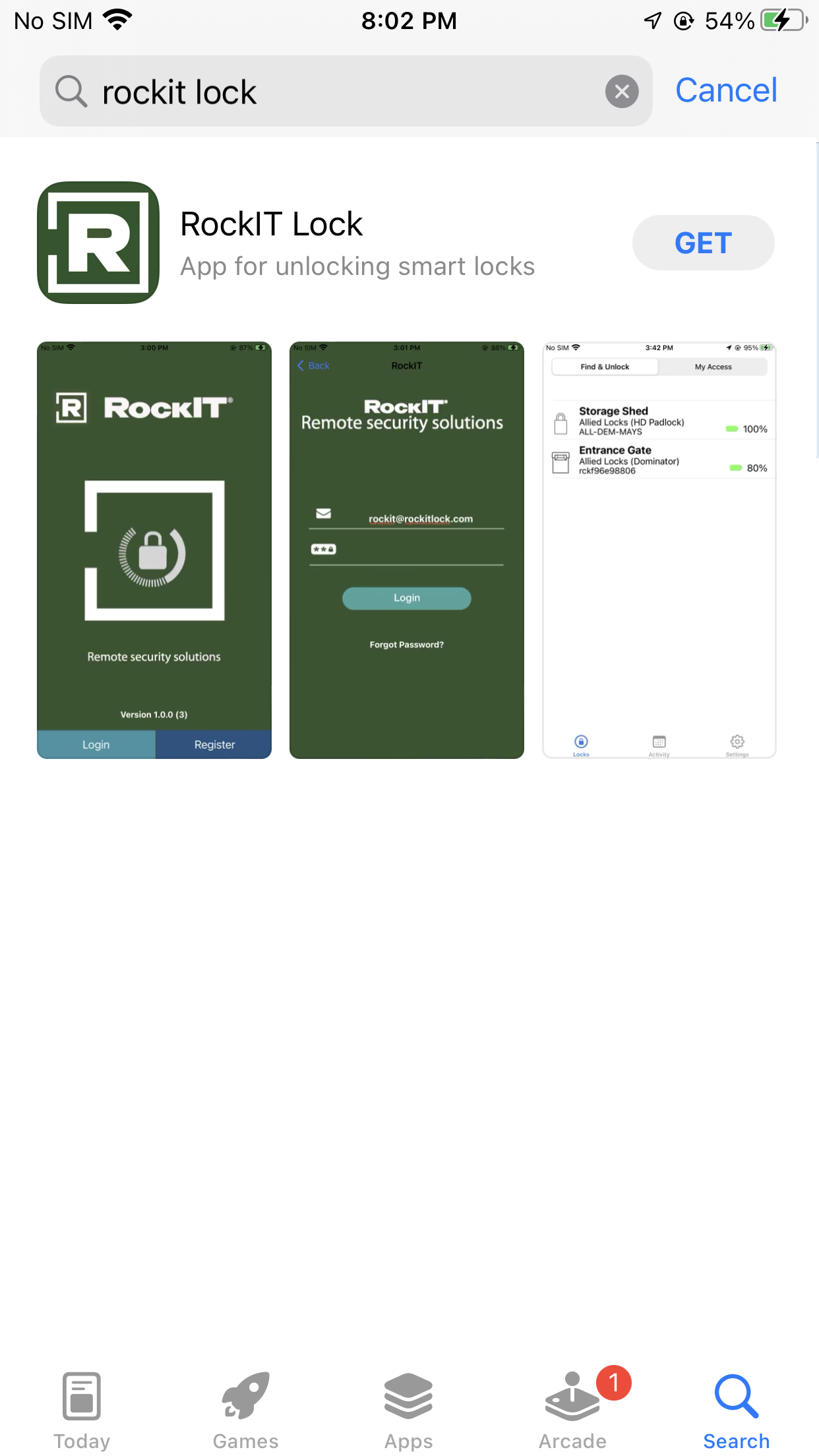 Installing and Running the RockIT Lock mobile app – RockIT Lock Support